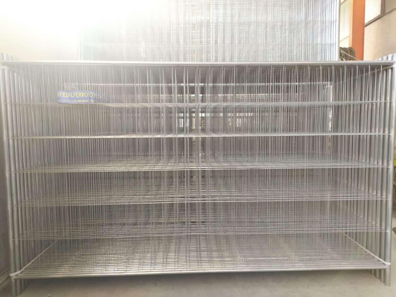 PANNELLO MOBILE SALDATO ZINCATO 4 TUBI - Distanziatori Edilferro